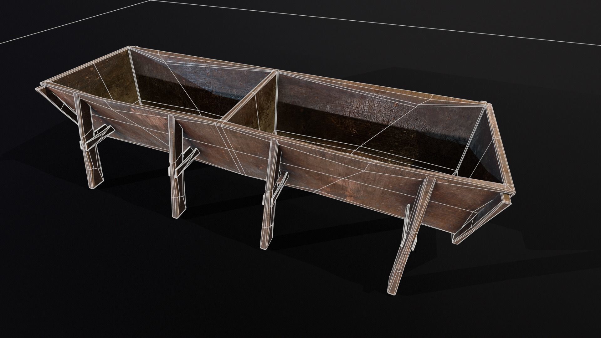 3D model Old Medieval Trough VR / AR / low-poly | CGTrader