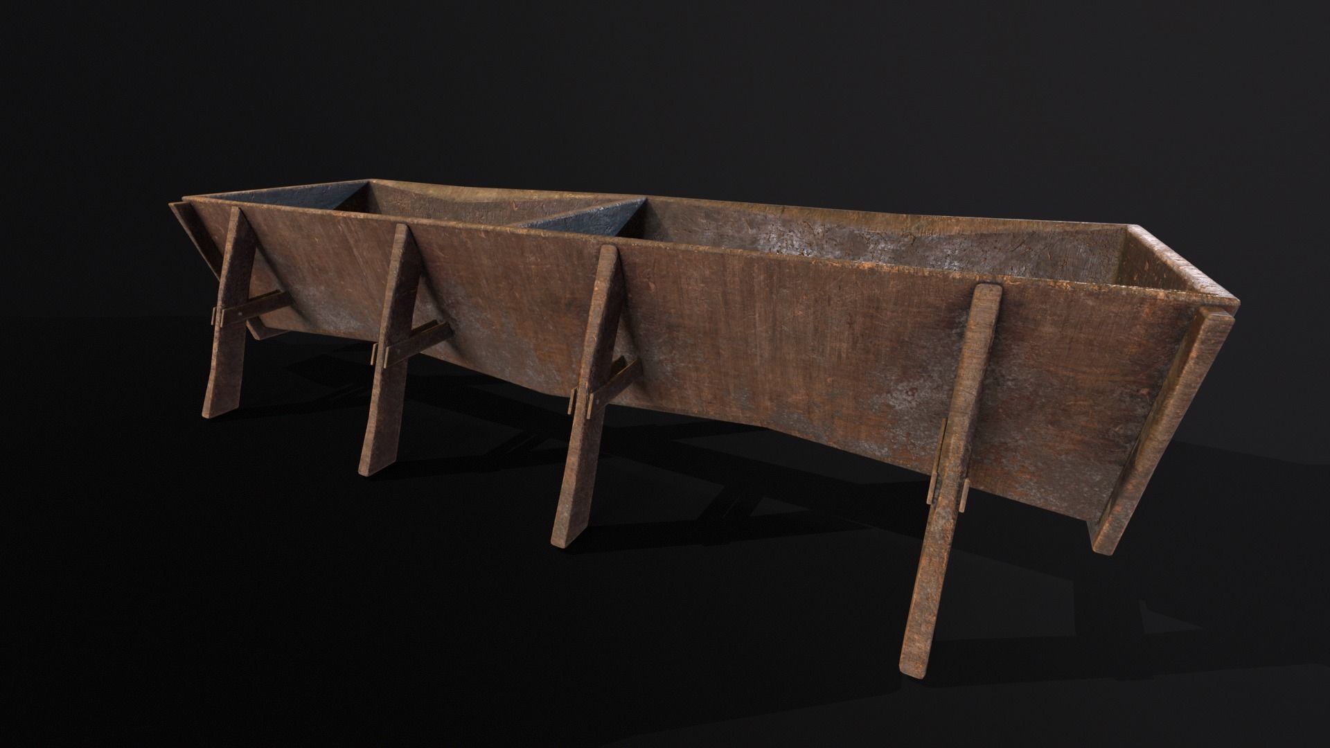 3D model Old Medieval Trough VR / AR / low-poly | CGTrader