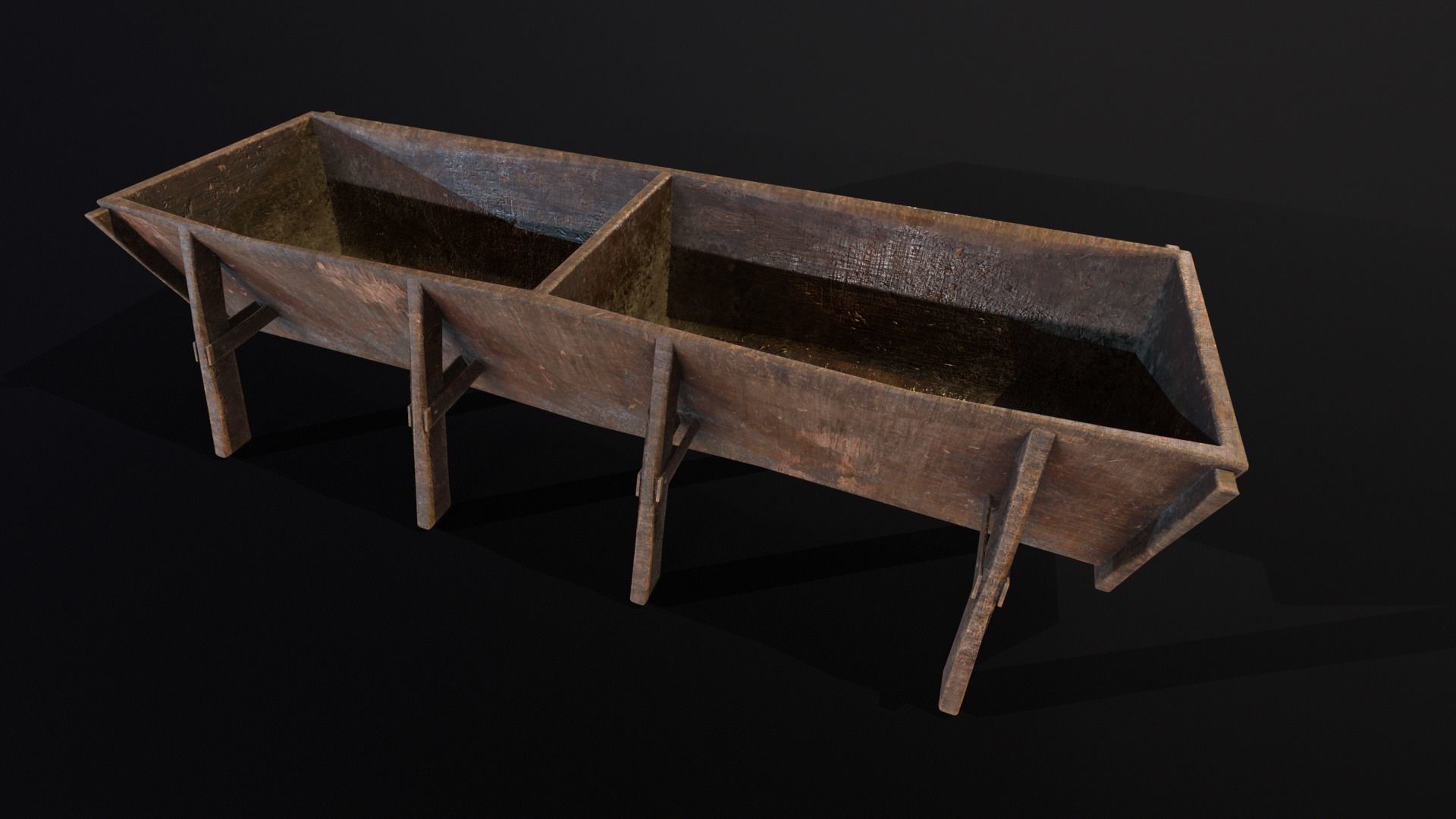 3D model Old Medieval Trough VR / AR / low-poly | CGTrader