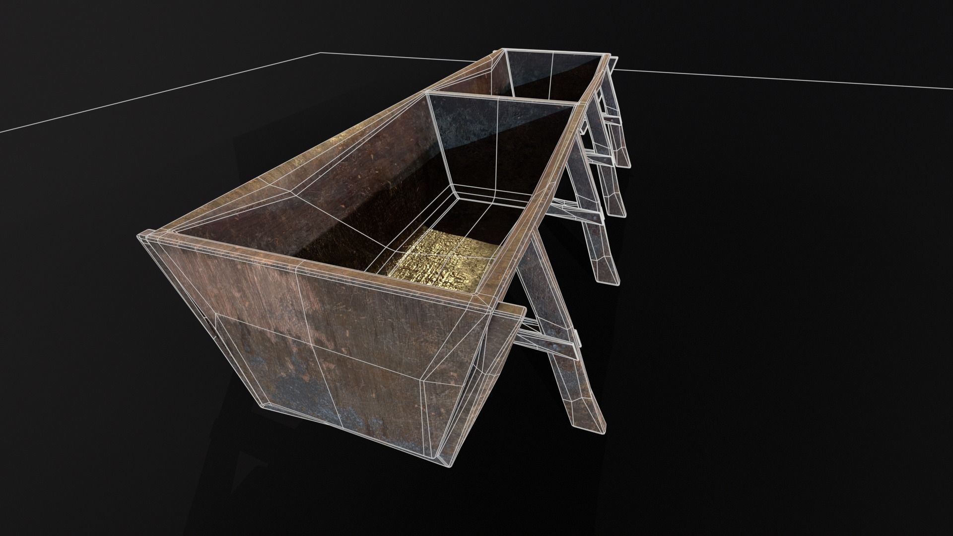 3D model Old Medieval Trough VR / AR / low-poly | CGTrader