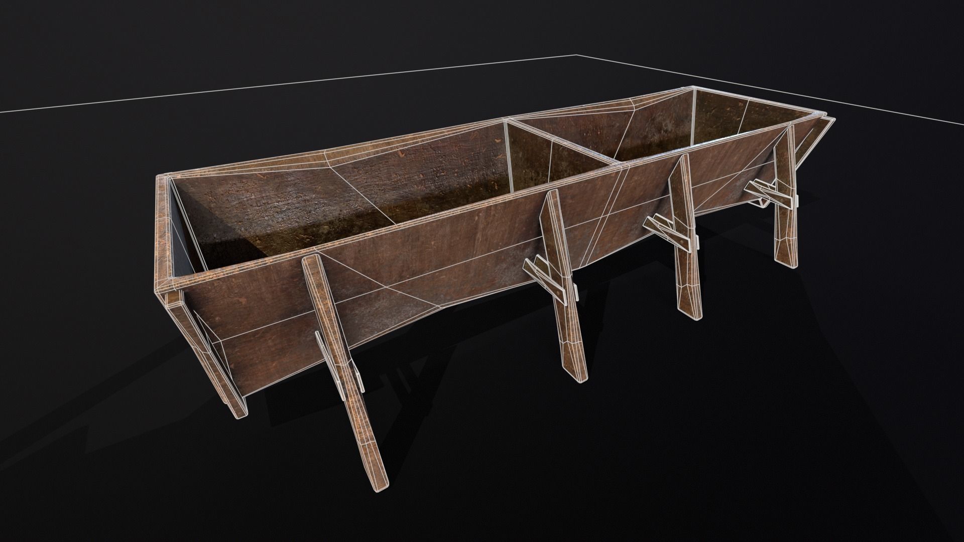 3D model Old Medieval Trough VR / AR / low-poly | CGTrader