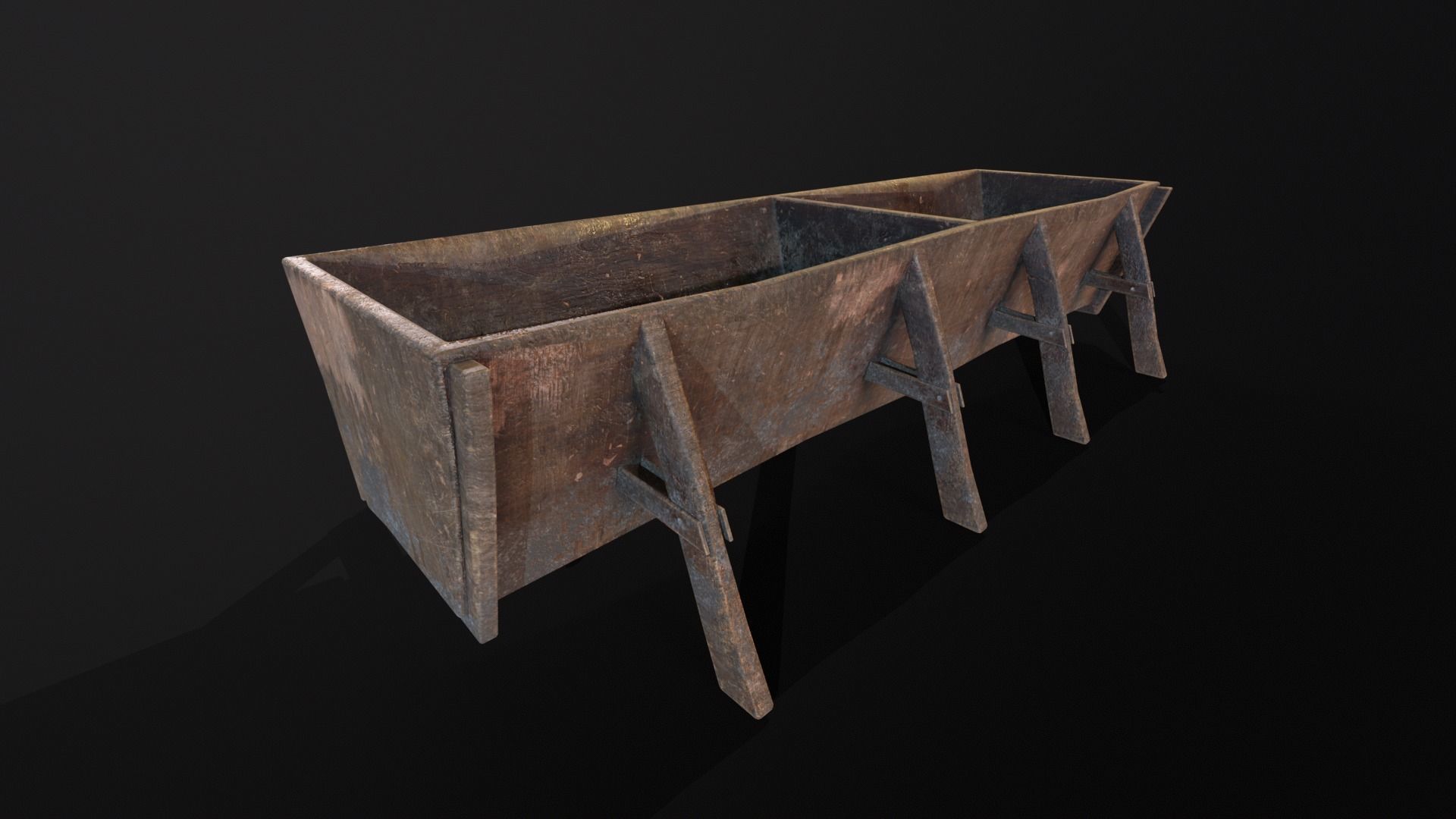 3D model Old Medieval Trough VR / AR / low-poly | CGTrader