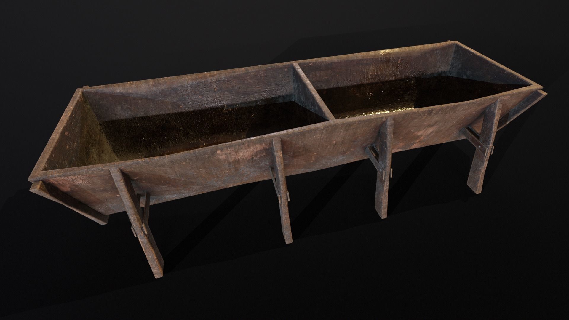 3D model Old Medieval Trough VR / AR / low-poly | CGTrader