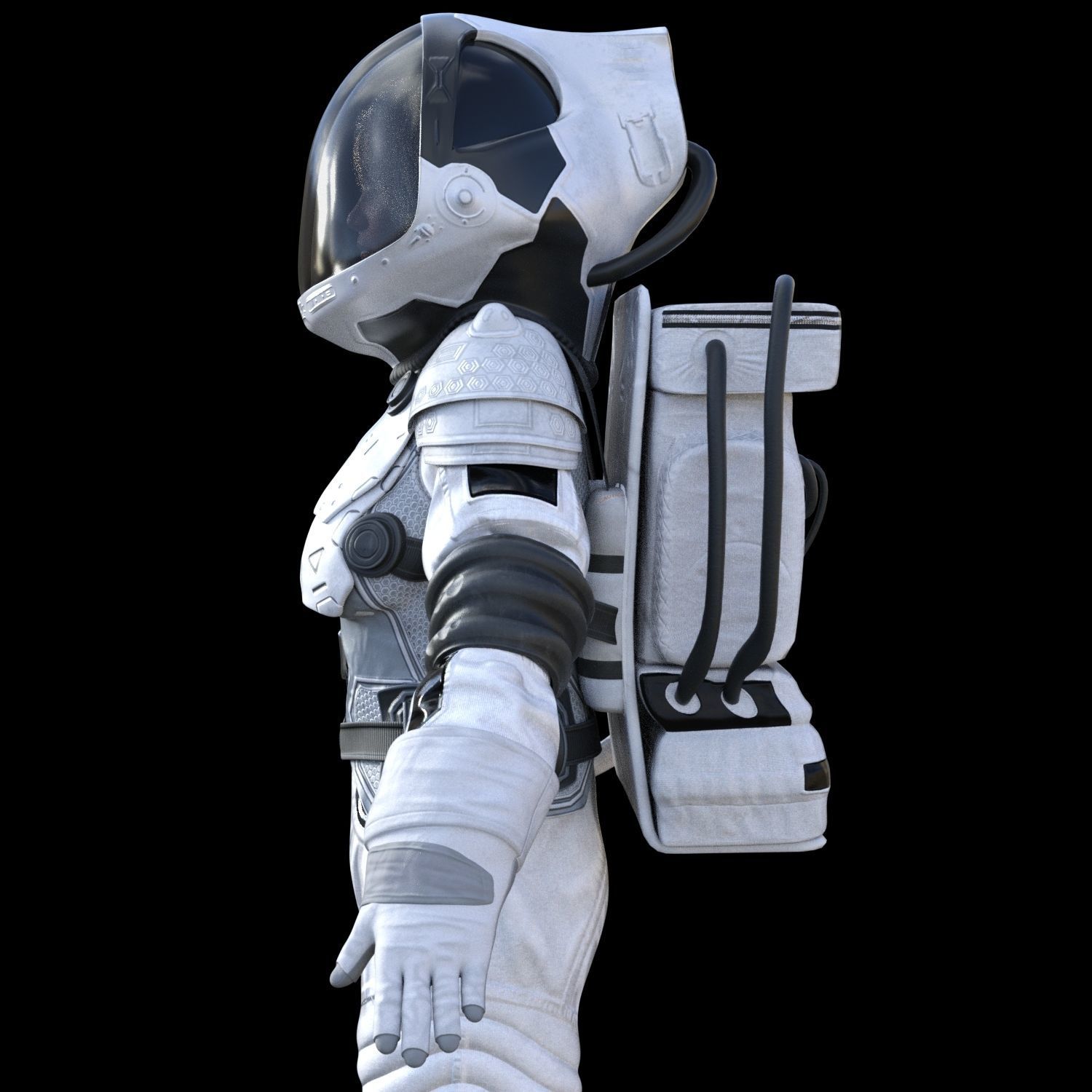 Starfield Stellar Nebula 3D model rigged | CGTrader