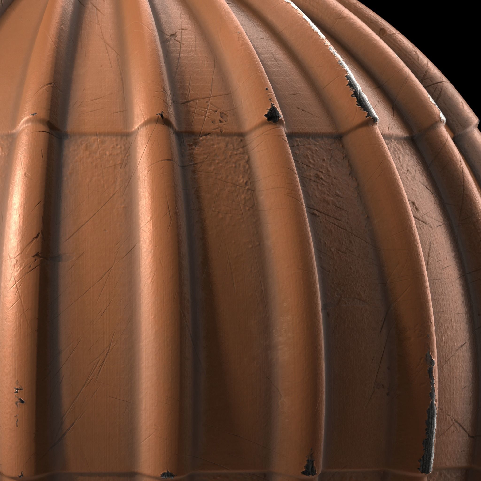 Texture Roof Tile Materials 100- Metal Roofing By Snow - Sbsar Pbr 4k ...