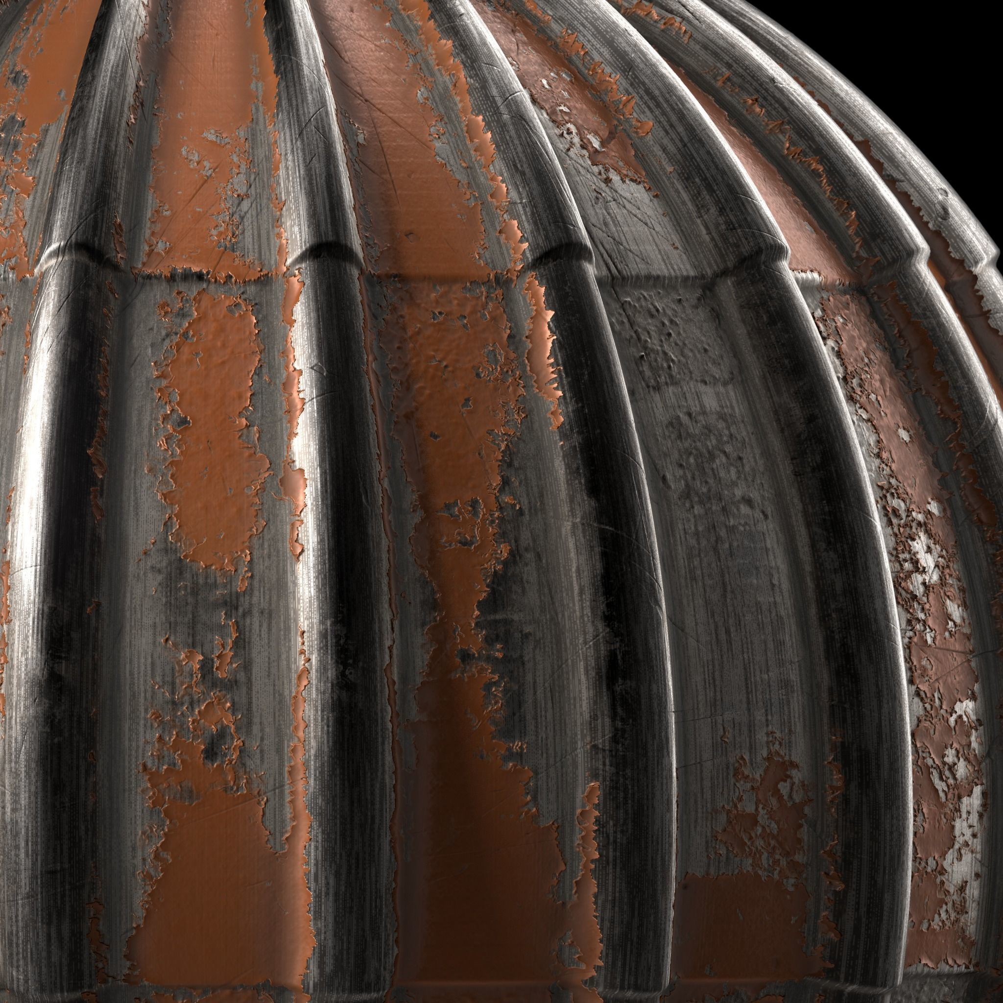 Texture Roof Tile Materials 100- Metal Roofing By Snow - Sbsar Pbr 4k ...