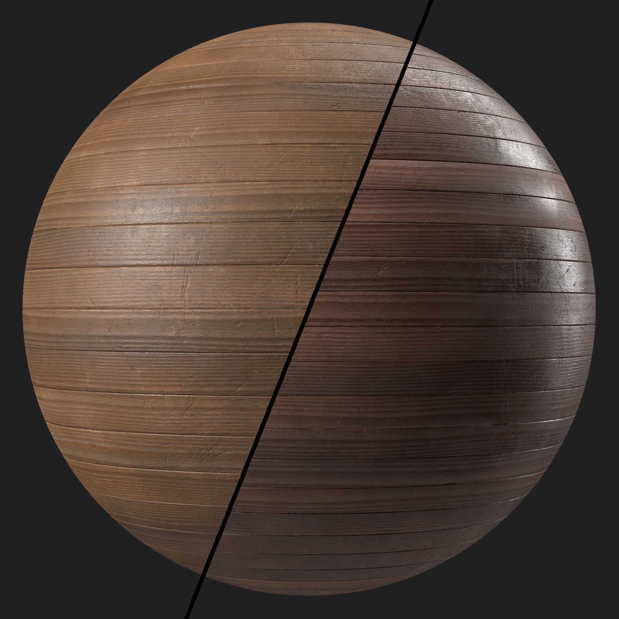 Texture Parquet Materials 28- Wooden Damaged Panel - Sbsar PBR 4k VR ...