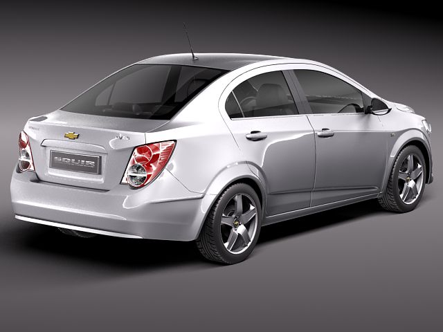 Chevrolet Aveo Sonic Sedan 2012 3D Model 3D model | CGTrader