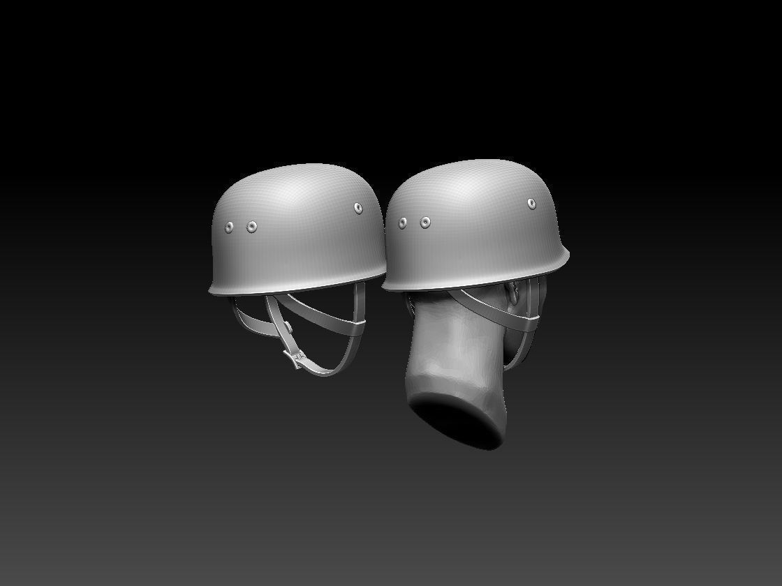 helmet paratrooper 3D model 3D printable | CGTrader