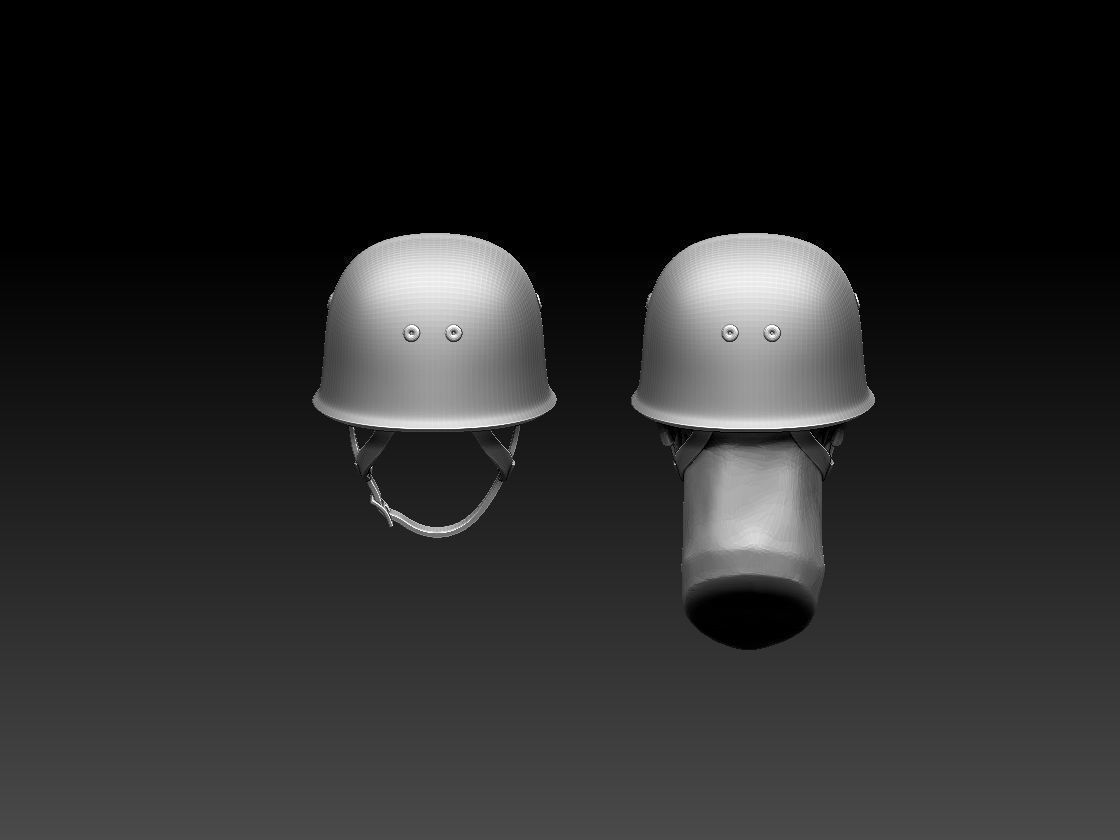 helmet paratrooper 3D model 3D printable | CGTrader