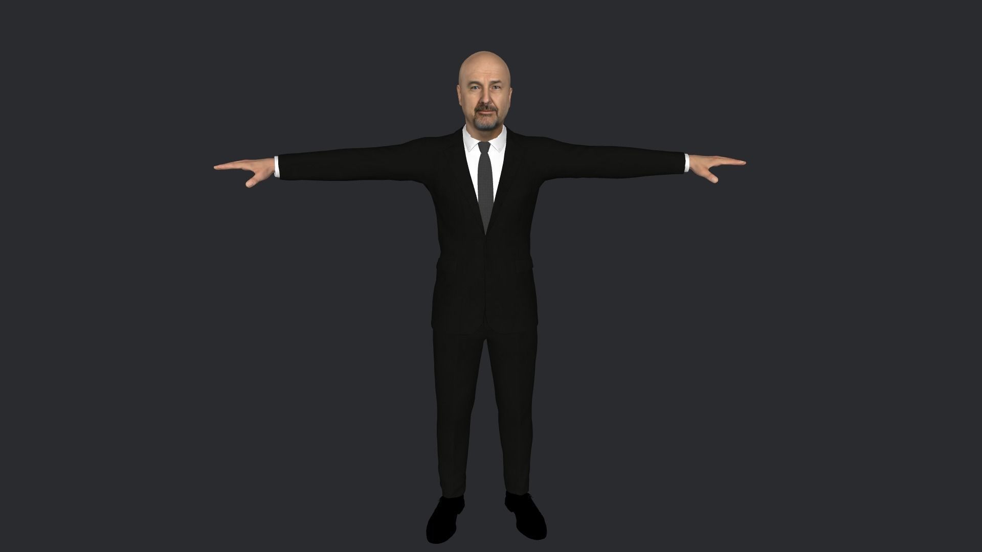 John Locke from Lost Hyper Realistic Full Body Rigged Character 3D ...