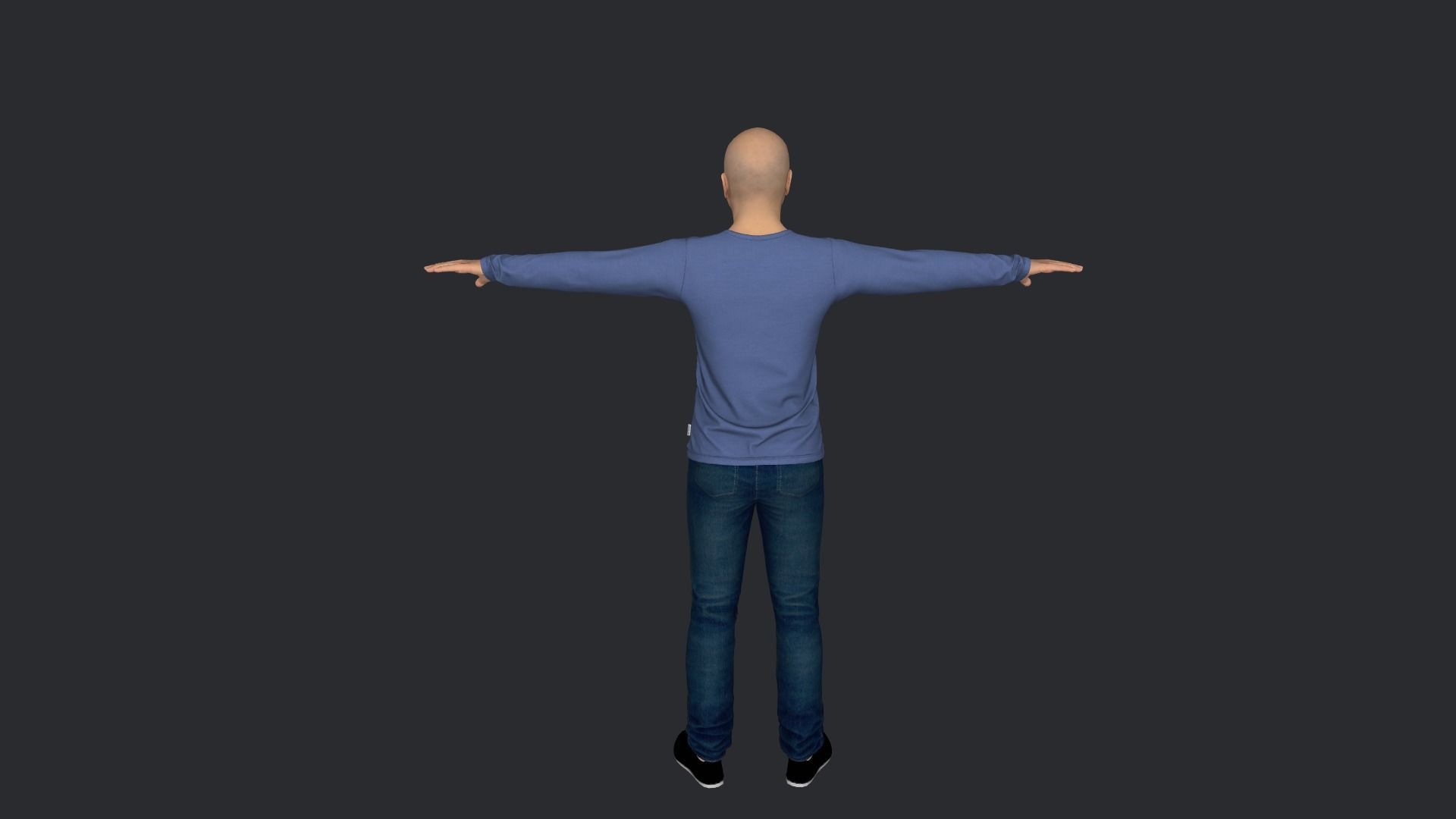 John Locke from Lost Hyper Realistic Full Body Rigged Character 3D ...