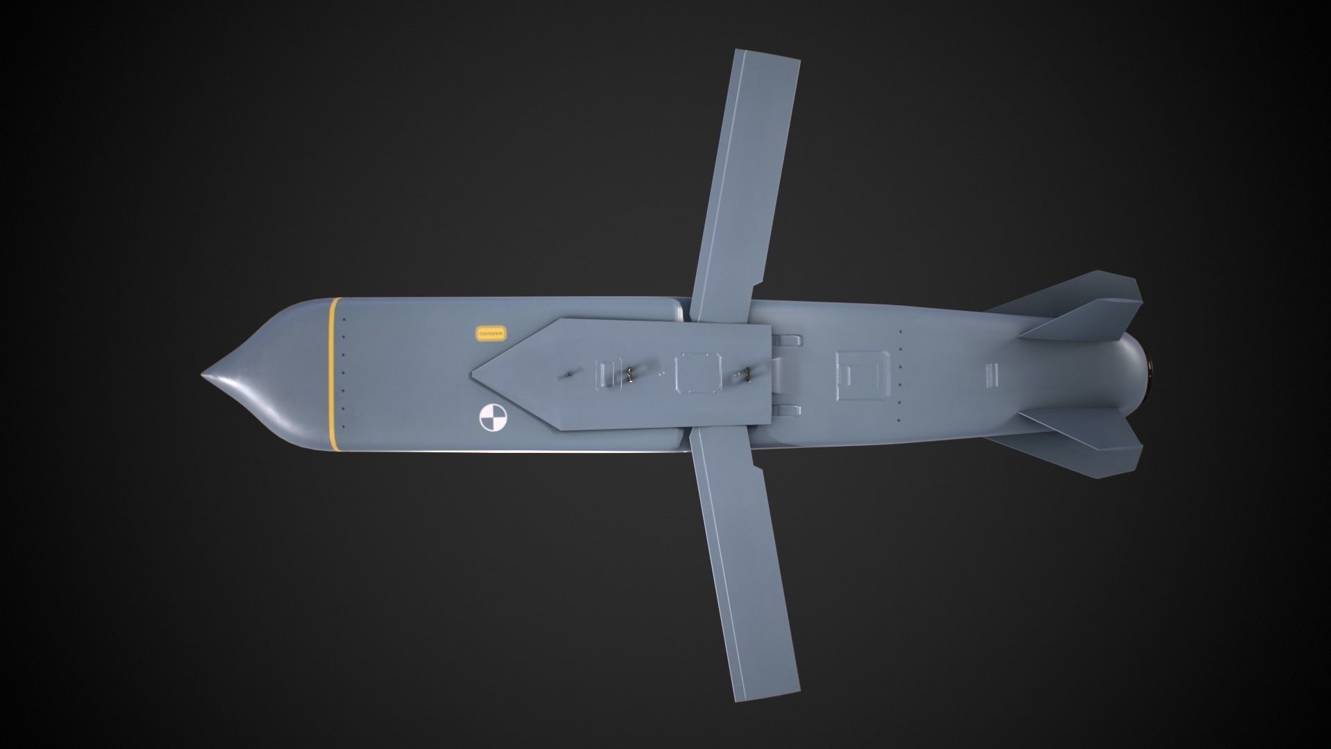 3D model Long-range air-launched cruise missile Storm Shadow SCALP EG ...