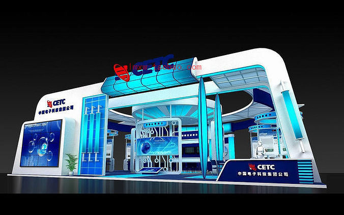 Exhibition - Area - 17X19-3DMAX2009-02 3D model | CGTrader