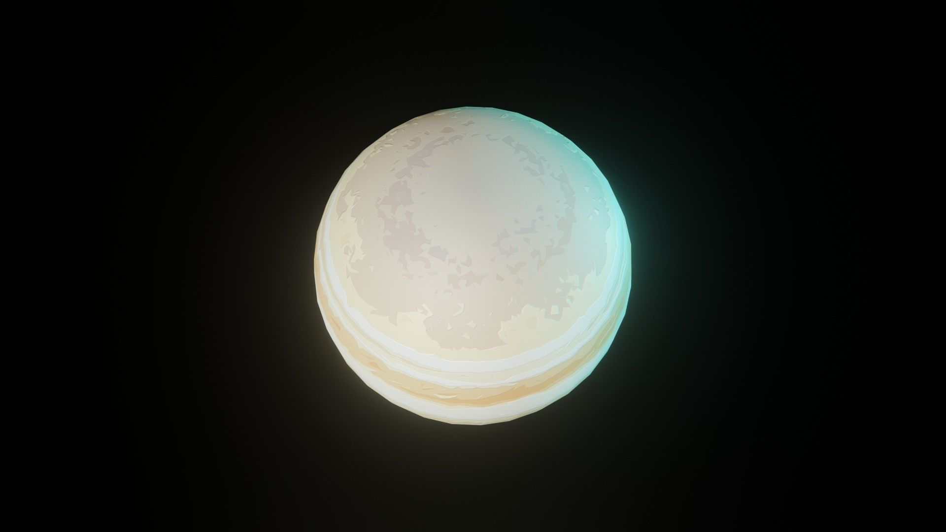 3D model Stylized Planet Jupiter 3D Model 2k 4k 8k Textures VR / AR ...
