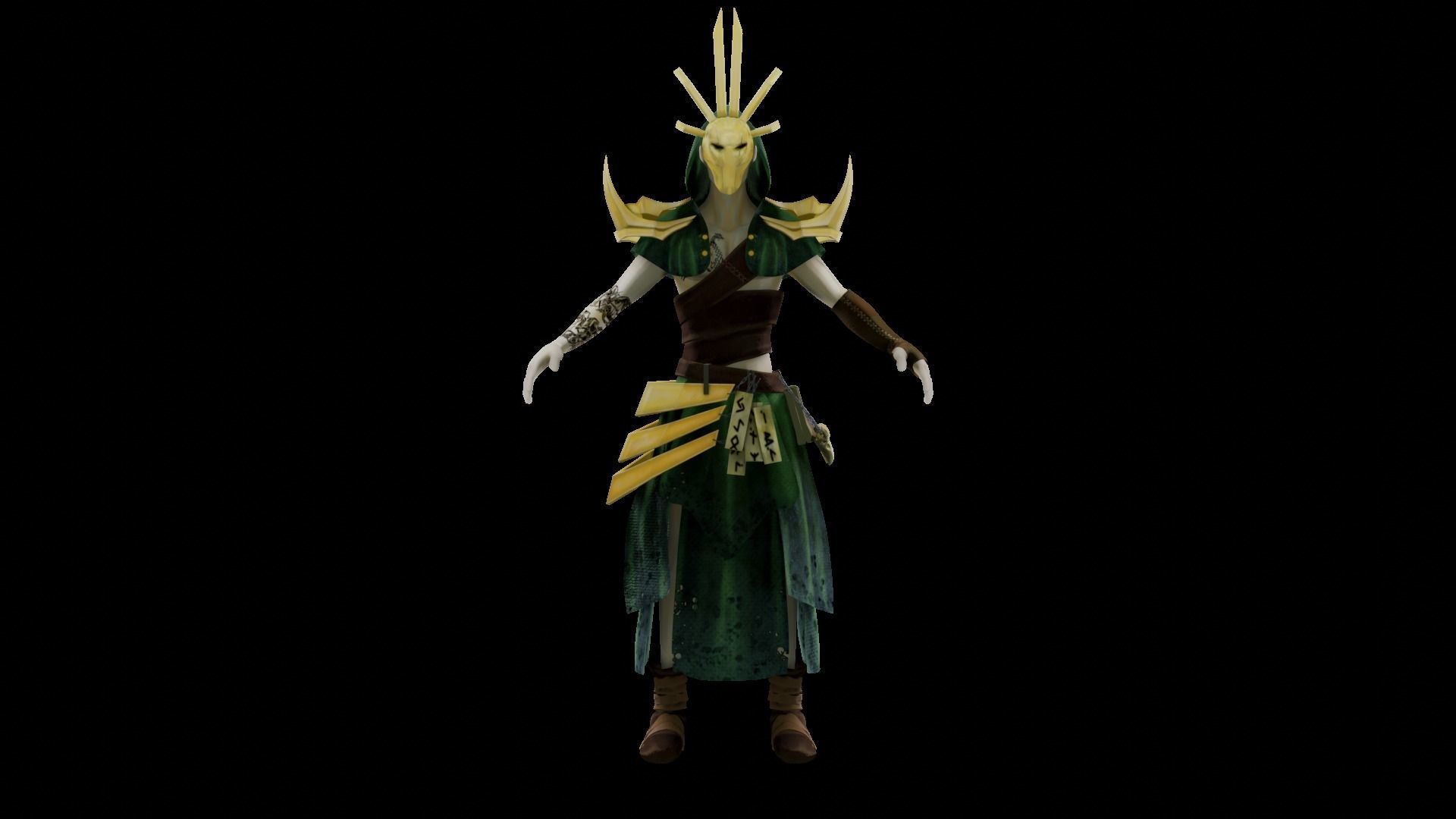 loki the god of mischief 3D model rigged | CGTrader