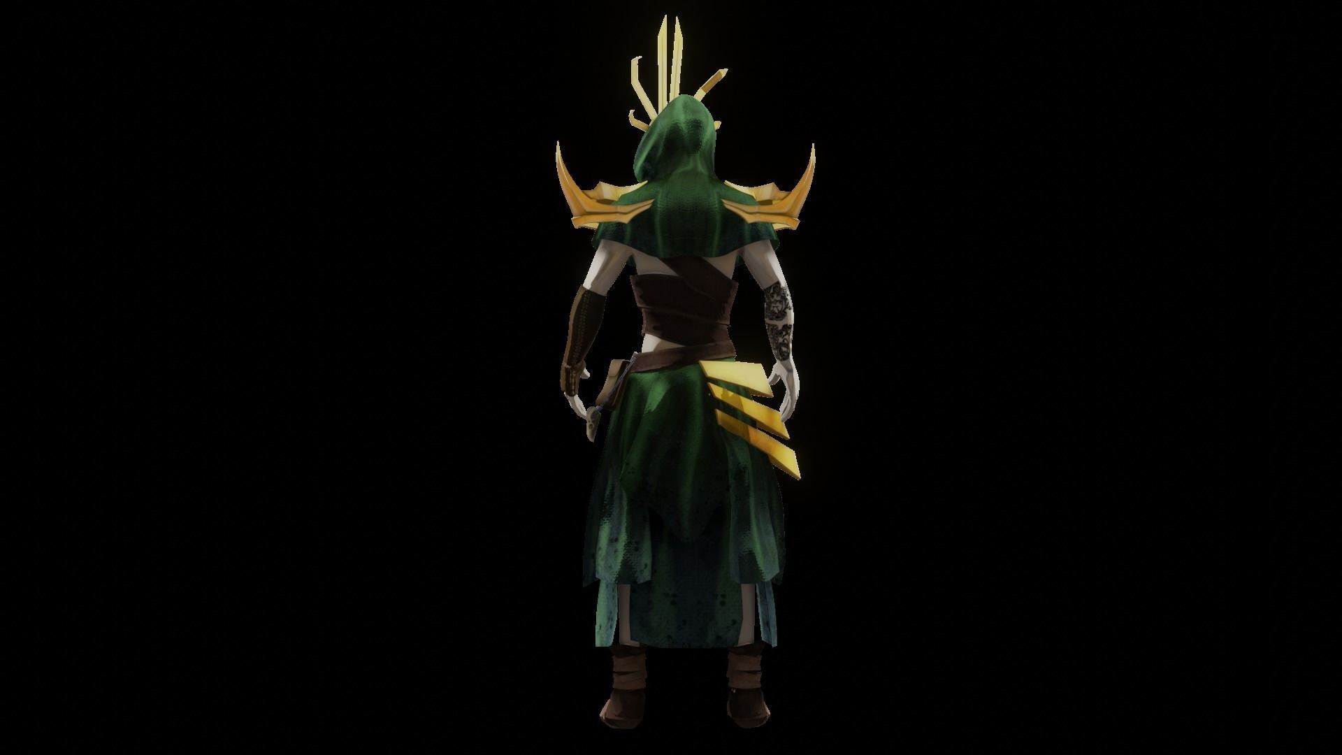 loki the god of mischief 3D model rigged | CGTrader