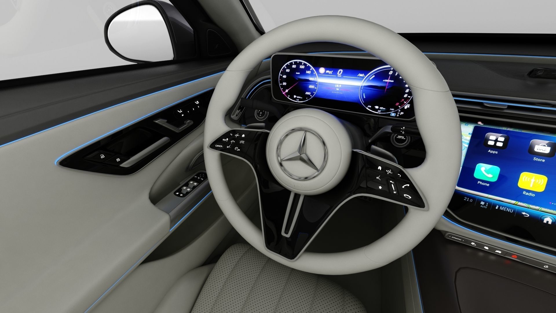 Mercedes-Benz E-class 2024 with interior 3D model | CGTrader