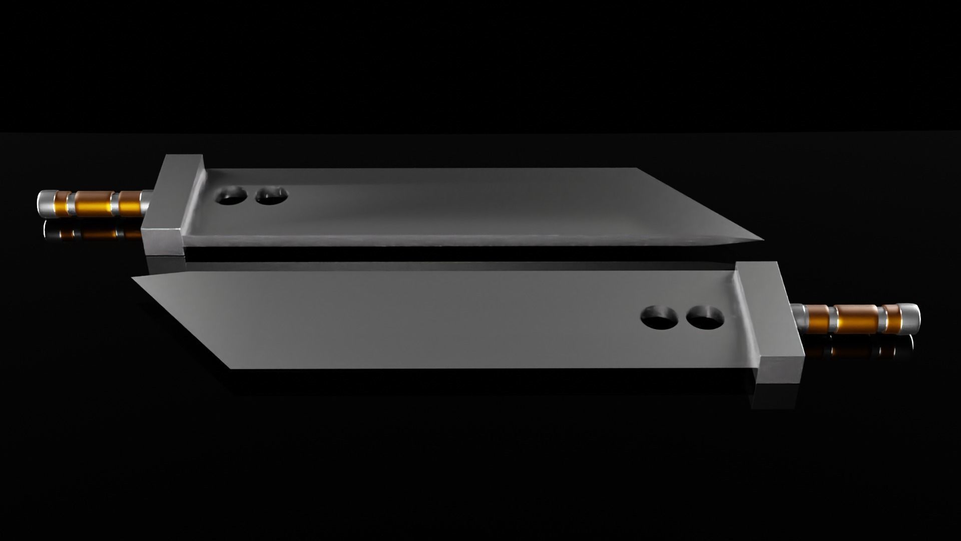 Shadow fight two swords 3D model 3D model | CGTrader