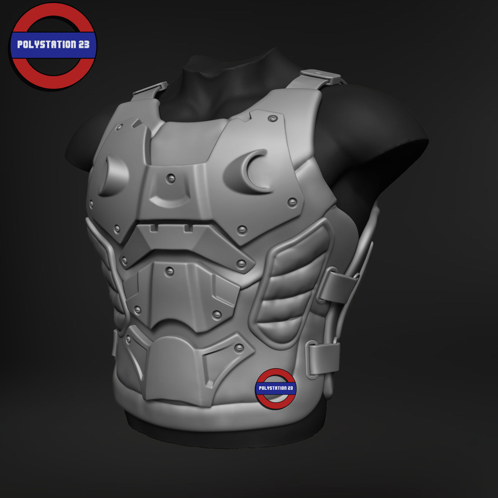 Sci fi character Torso armour v7 highpoly zbrush 3D model | CGTrader