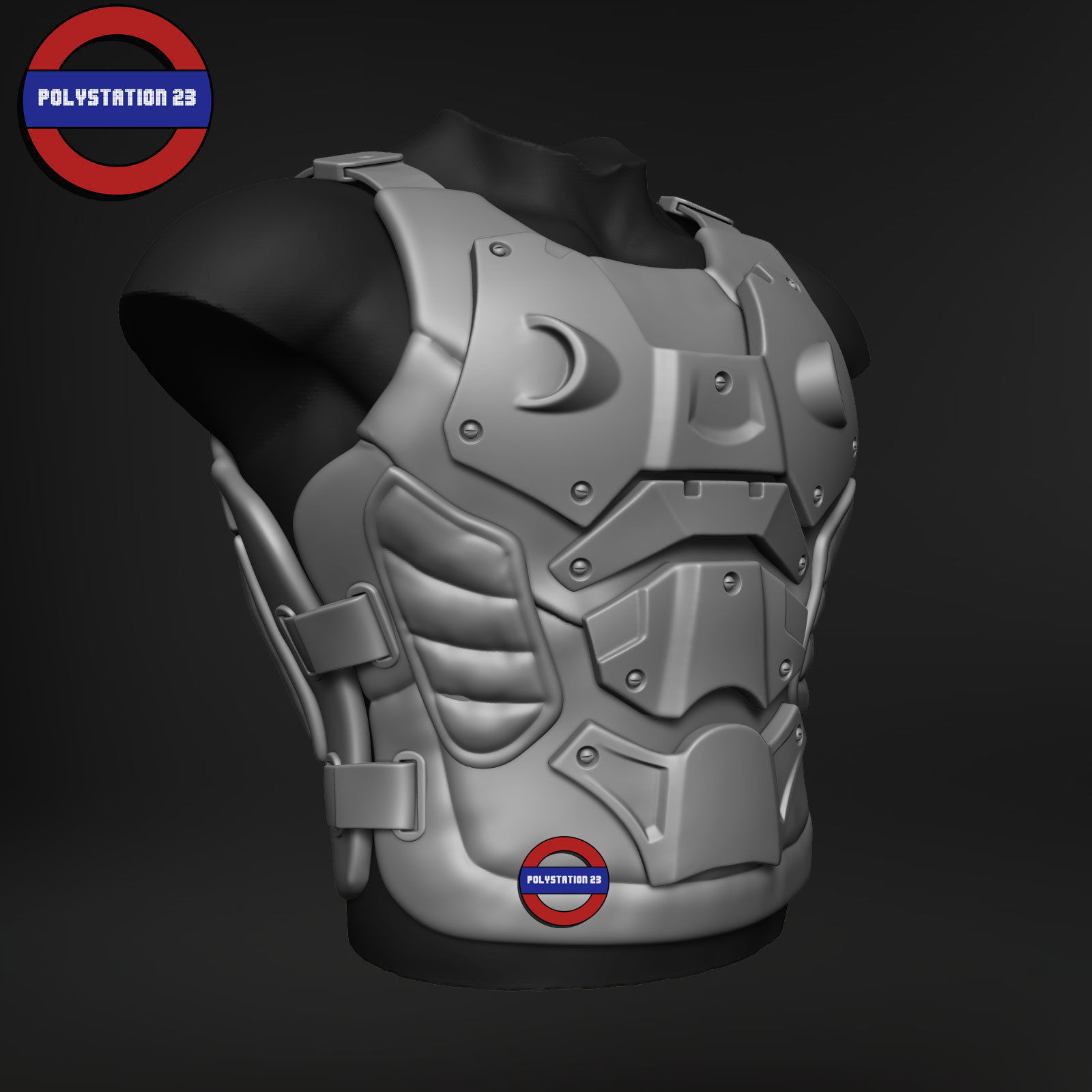 Sci fi character Torso armour v7 highpoly zbrush 3D model | CGTrader