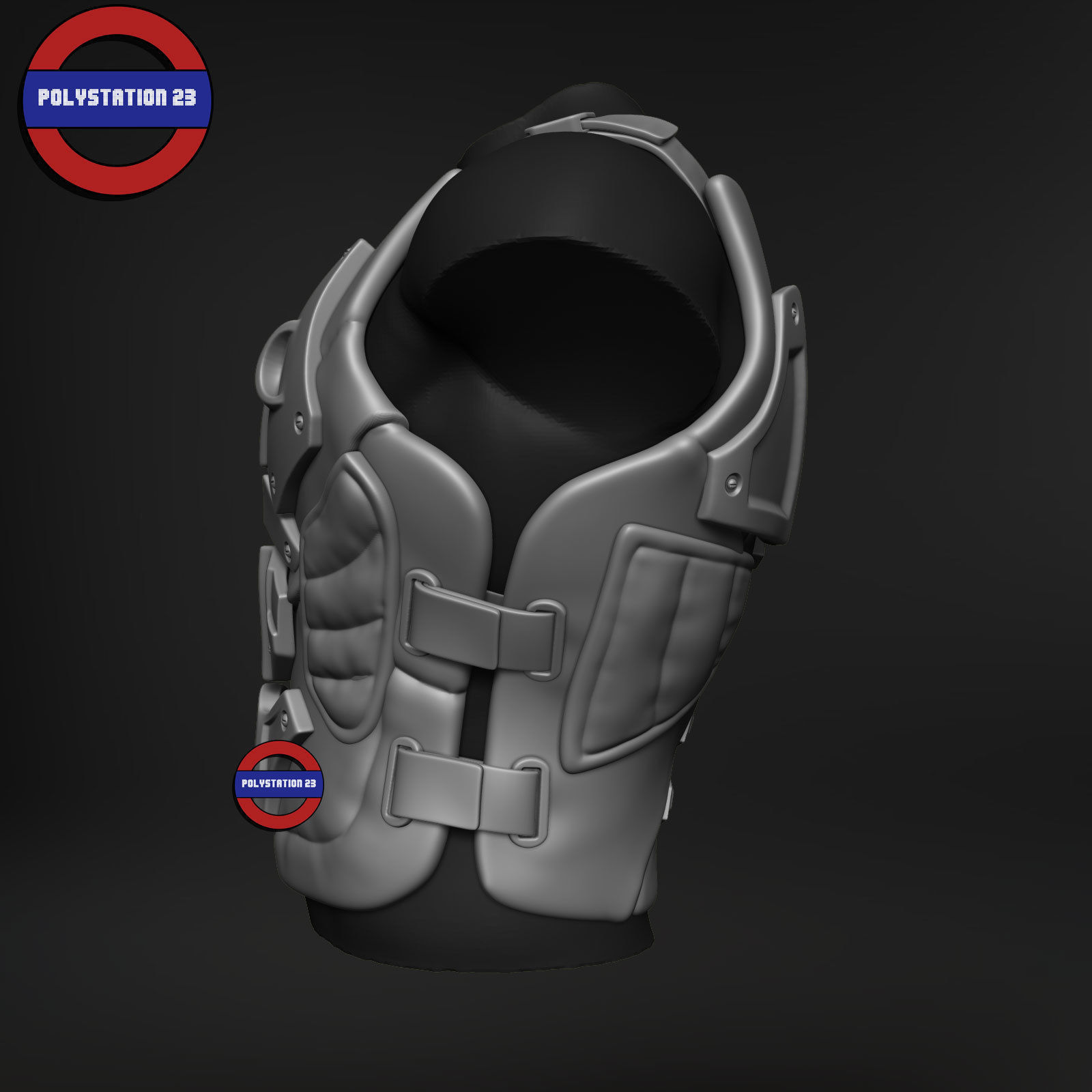 Sci fi character Torso armour v7 highpoly zbrush 3D model | CGTrader