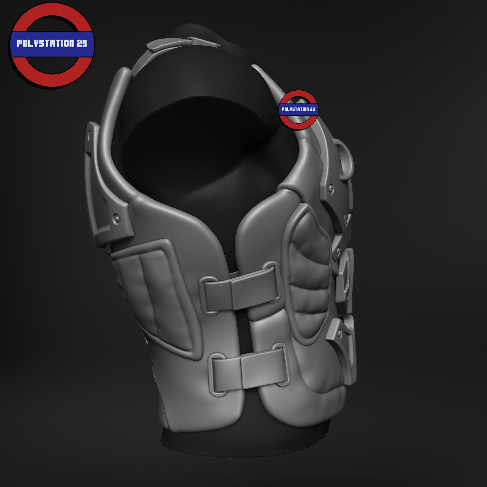 Sci fi character Torso armour v7 highpoly zbrush 3D model | CGTrader