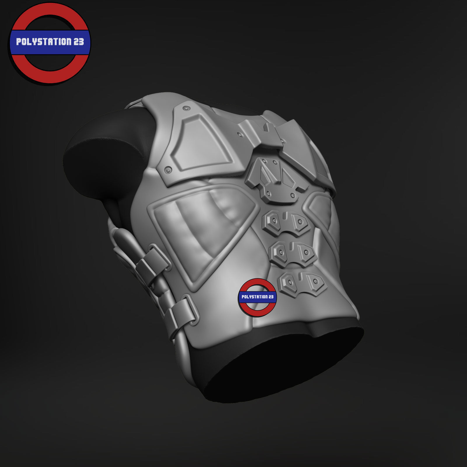 Sci fi character Torso armour v7 highpoly zbrush 3D model | CGTrader