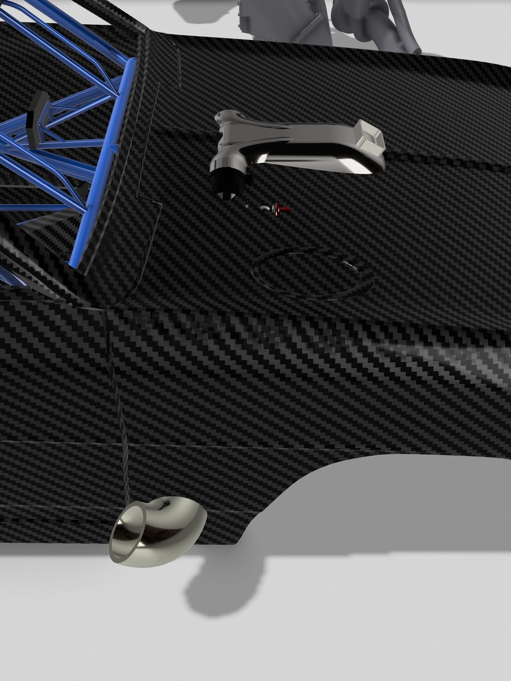 TWIN TURBO HEMI GEN 2 COMPLETE FOR PROMOD NOVA 3D model 3D printable ...