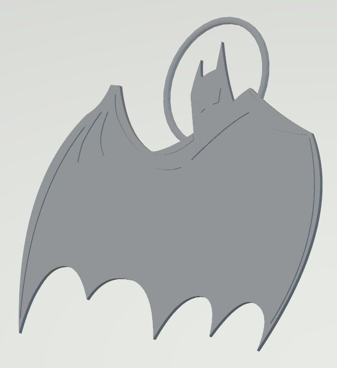 Batman the animated series logo stage 5 3D model 3D printable | CGTrader