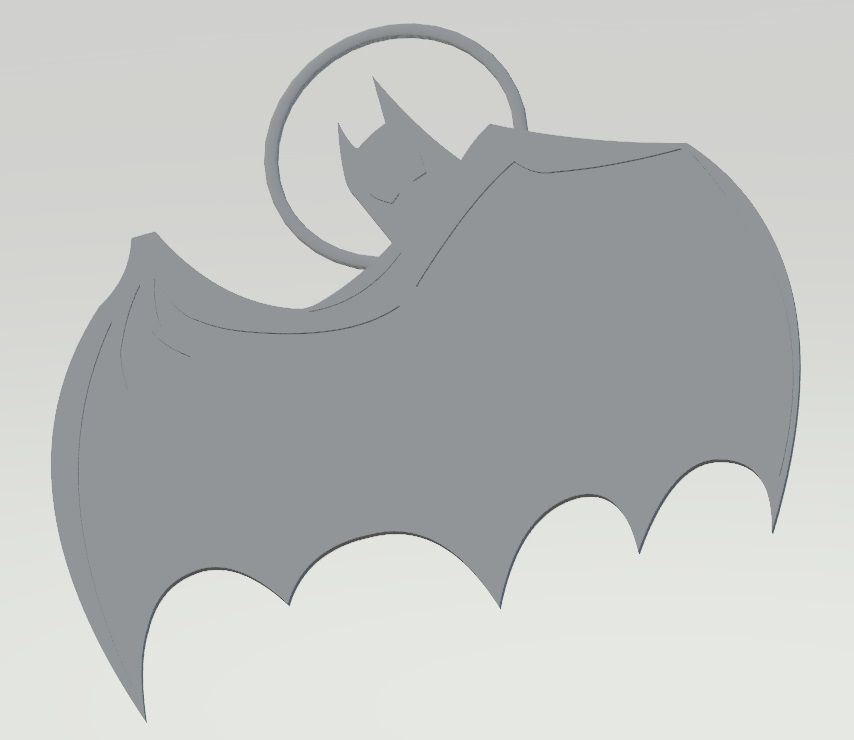 Batman the animated series logo stage 5 3D model 3D printable | CGTrader