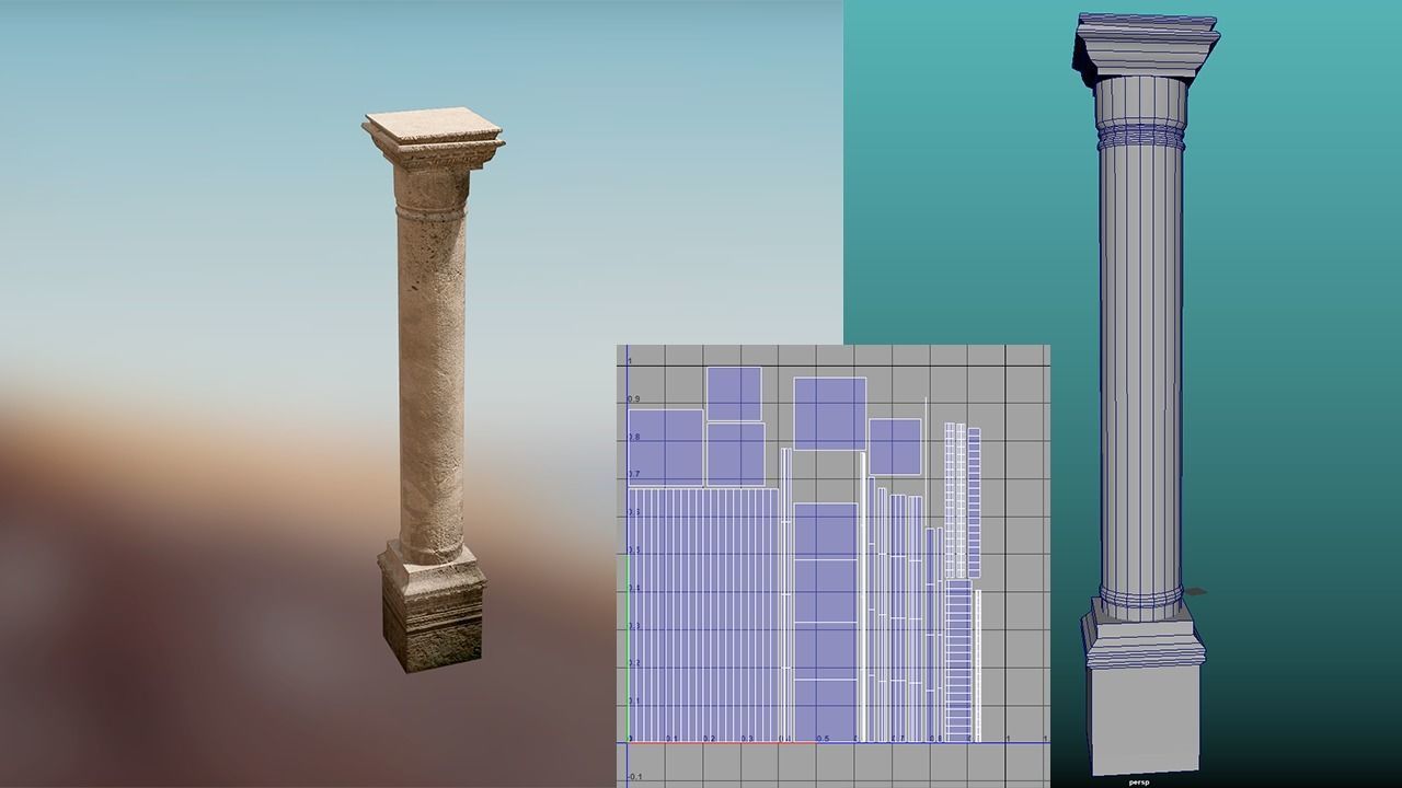 3D model Ancient modular building VR / AR / low-poly | CGTrader