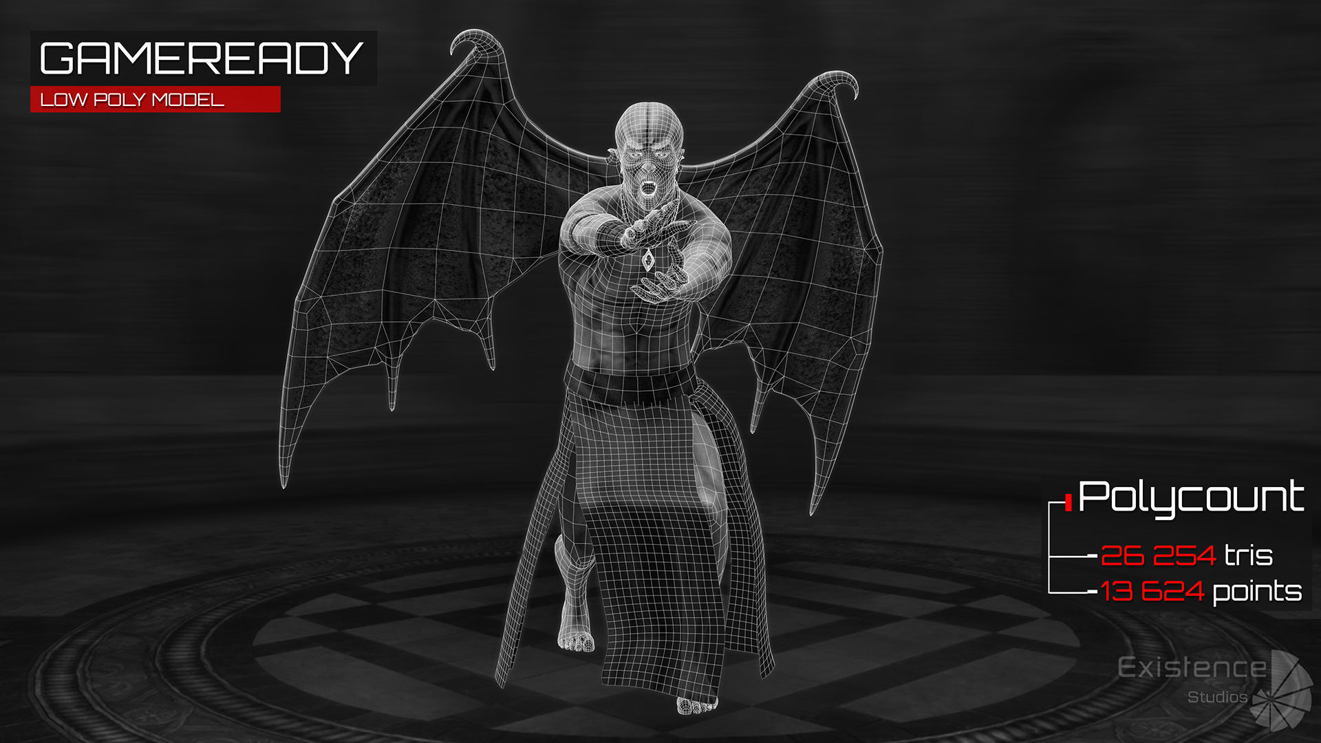 3D model Count Dracula Vampire - Realism Monsters Fantasy Horror Boss ...