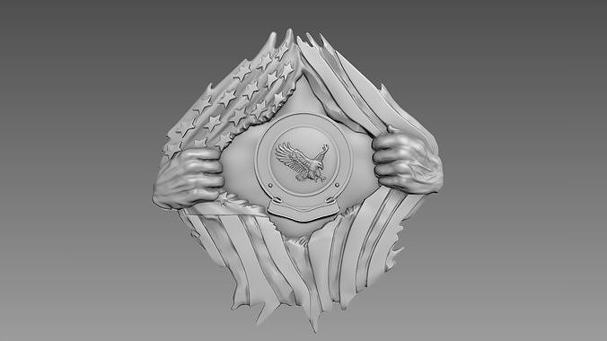American Symbol 3D model | CGTrader