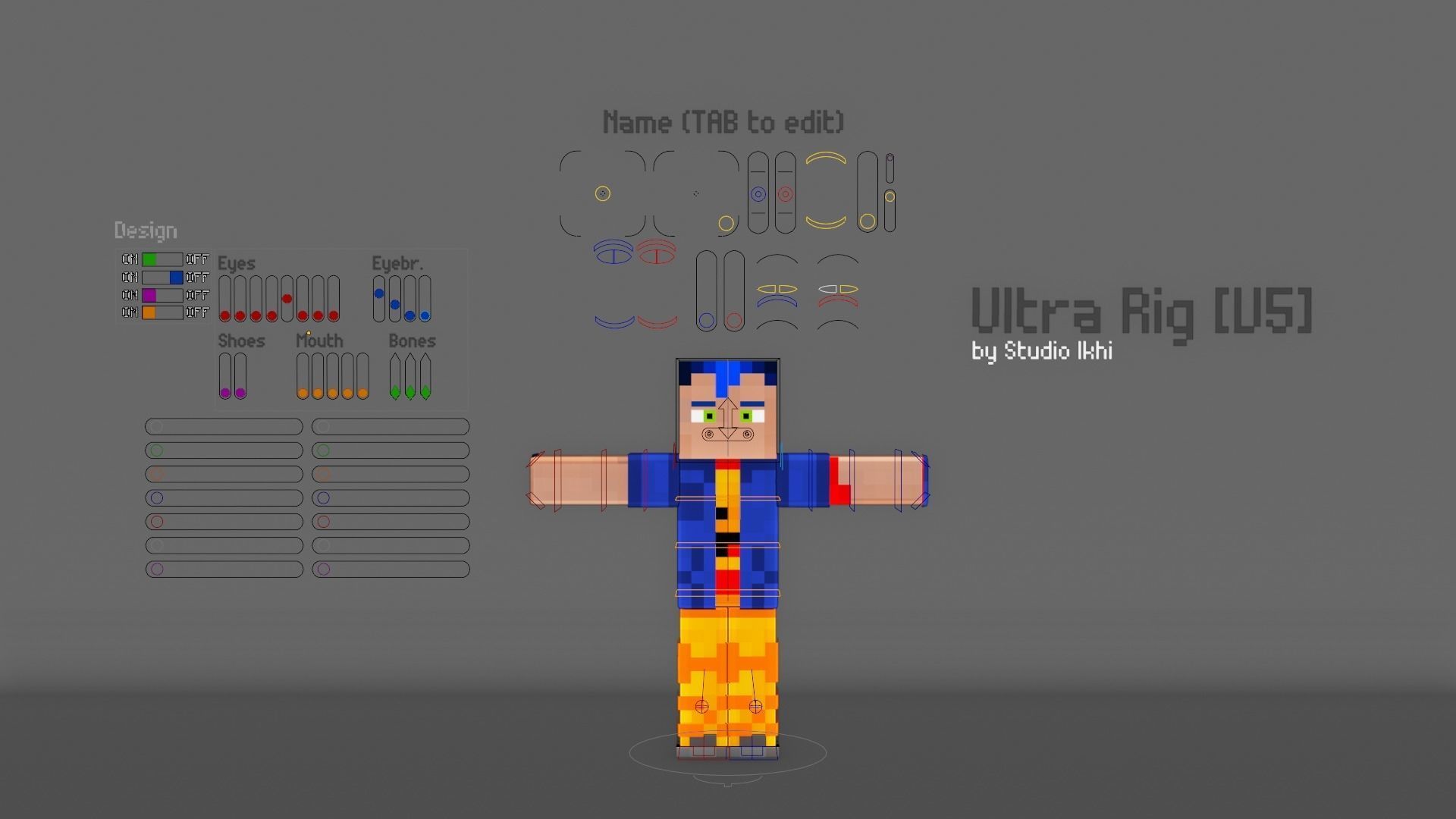 3D model Minecraft Ultra Rig v5 VR / AR / low-poly | CGTrader