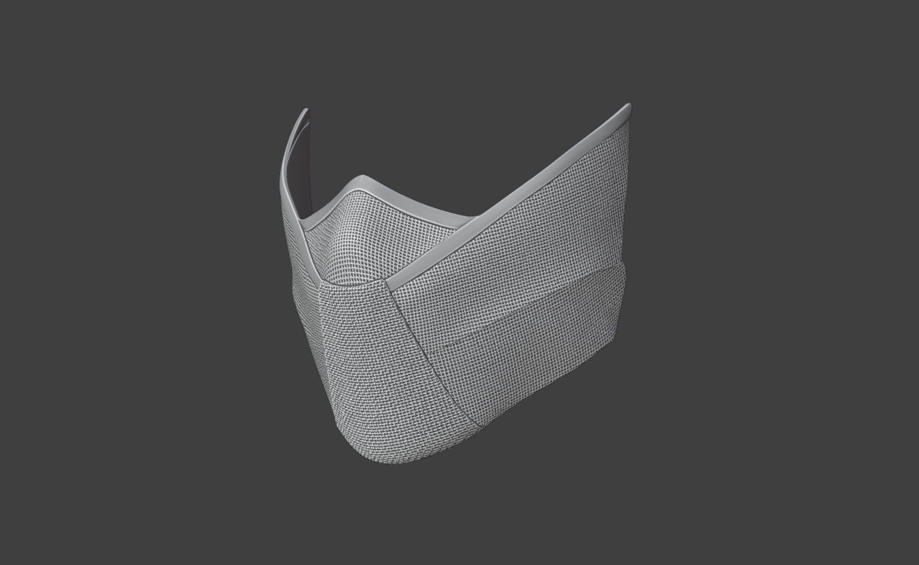 Reptile mask from MK1 - Face of Zaterra 3D model 3D printable | CGTrader