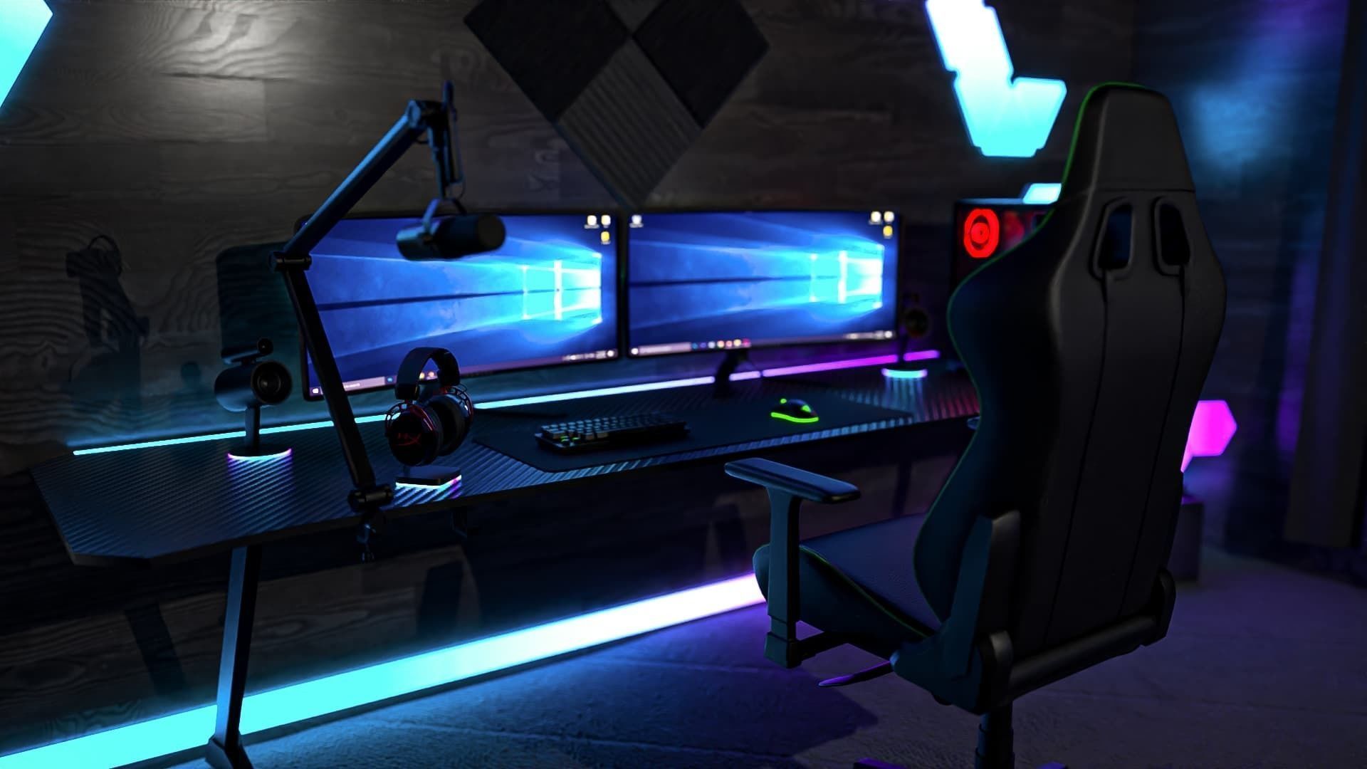 3D model Complete Gaming Room Pack VR / AR / low-poly | CGTrader