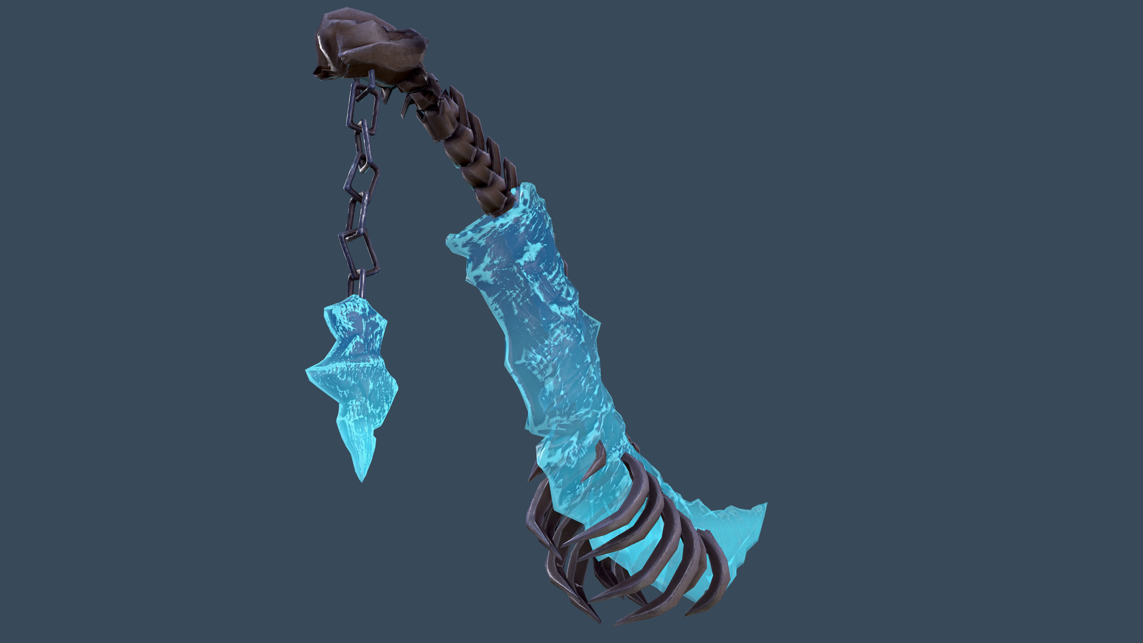 3D model Frosted Sword - Game Ready - VR / AR / low-poly | CGTrader