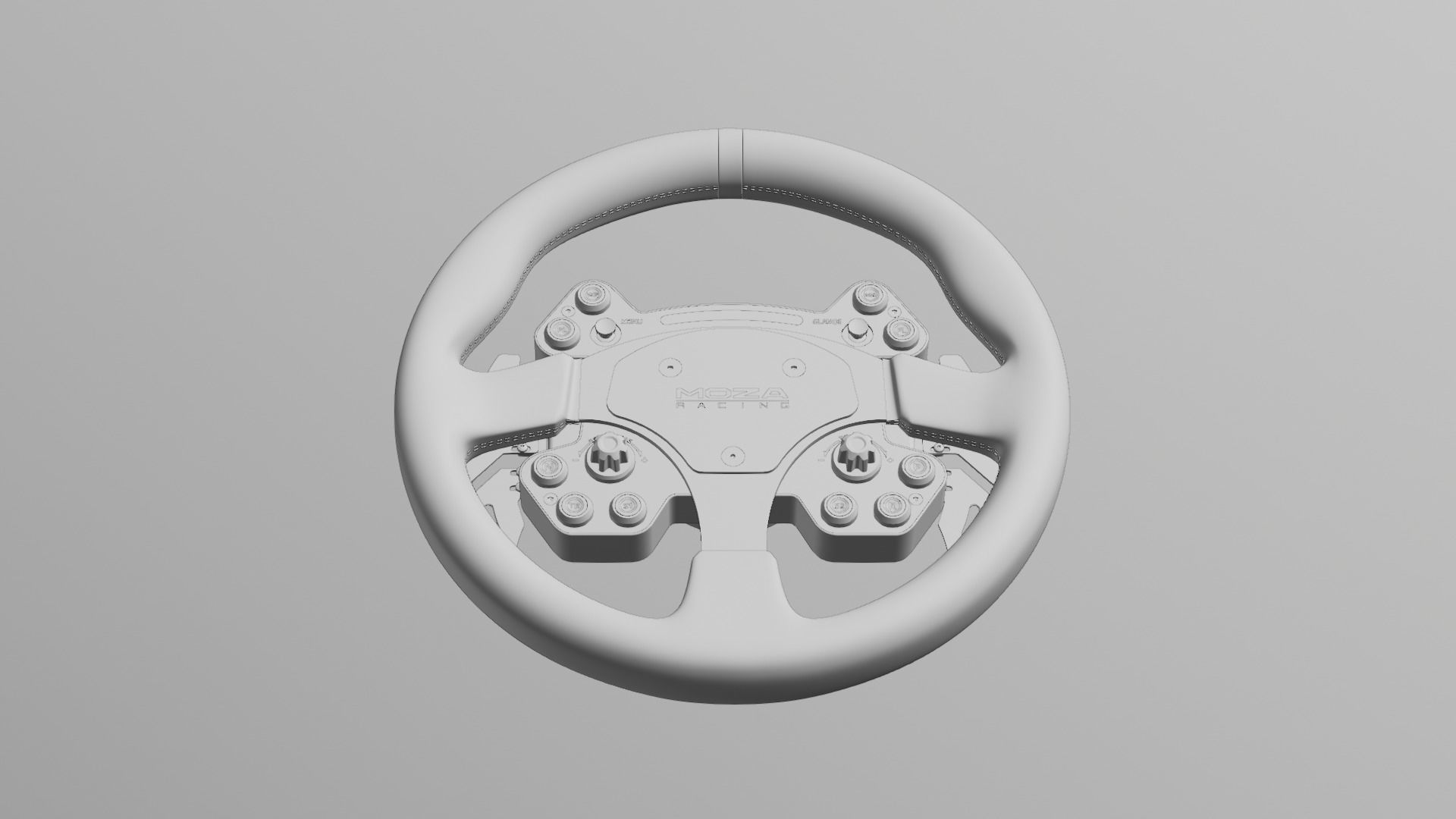 MOZA RS V2 STEERING WHEEL 3D model animated | CGTrader