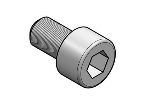 ALLEN SCREW, IN GALVANIZED STEEL free 3D model | CGTrader