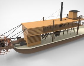 Paddlewheel 3D Models | CGTrader
