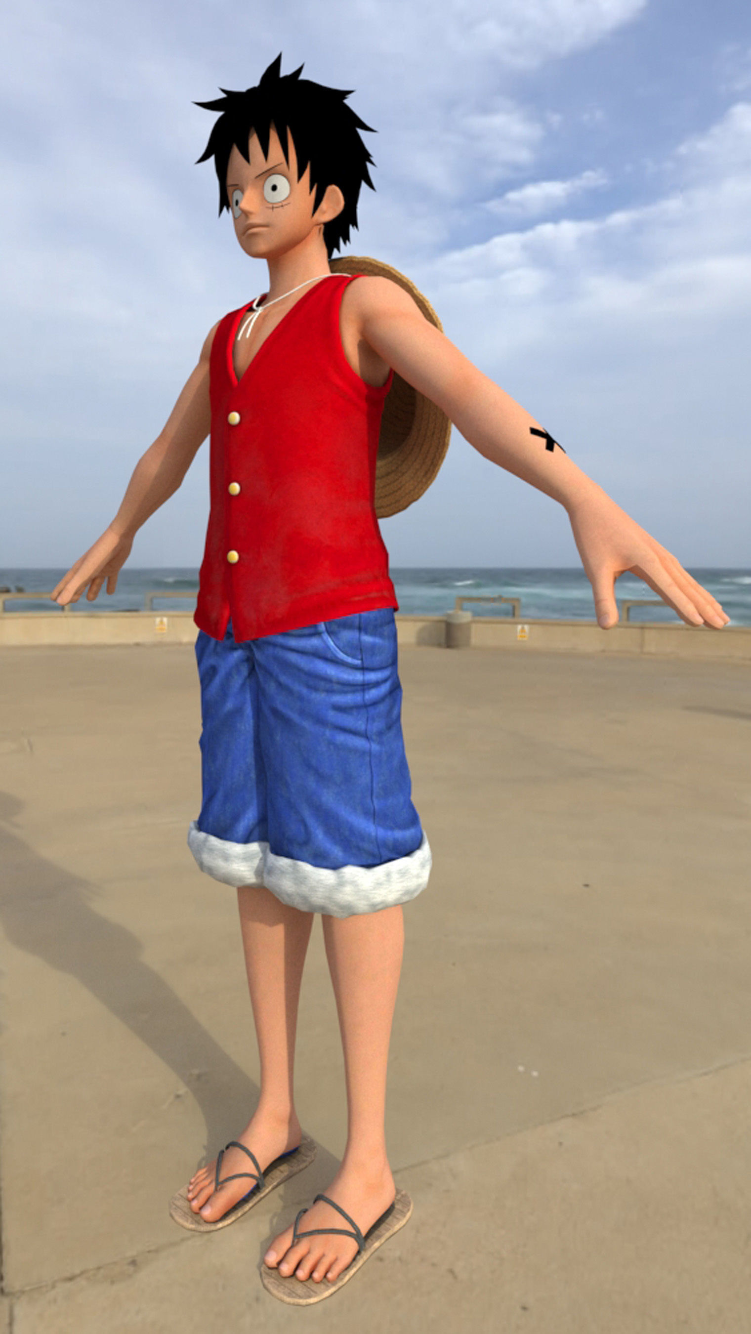 3D model LUFFY - ONE PIECE - CHARACTER VR / AR / low-poly | CGTrader