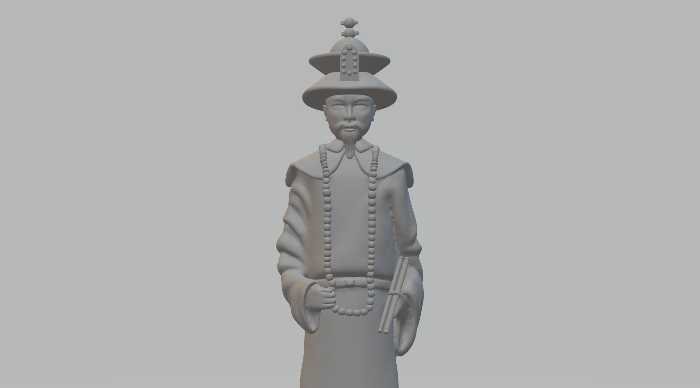 Chinese Emperor 3D model 3D printable | CGTrader