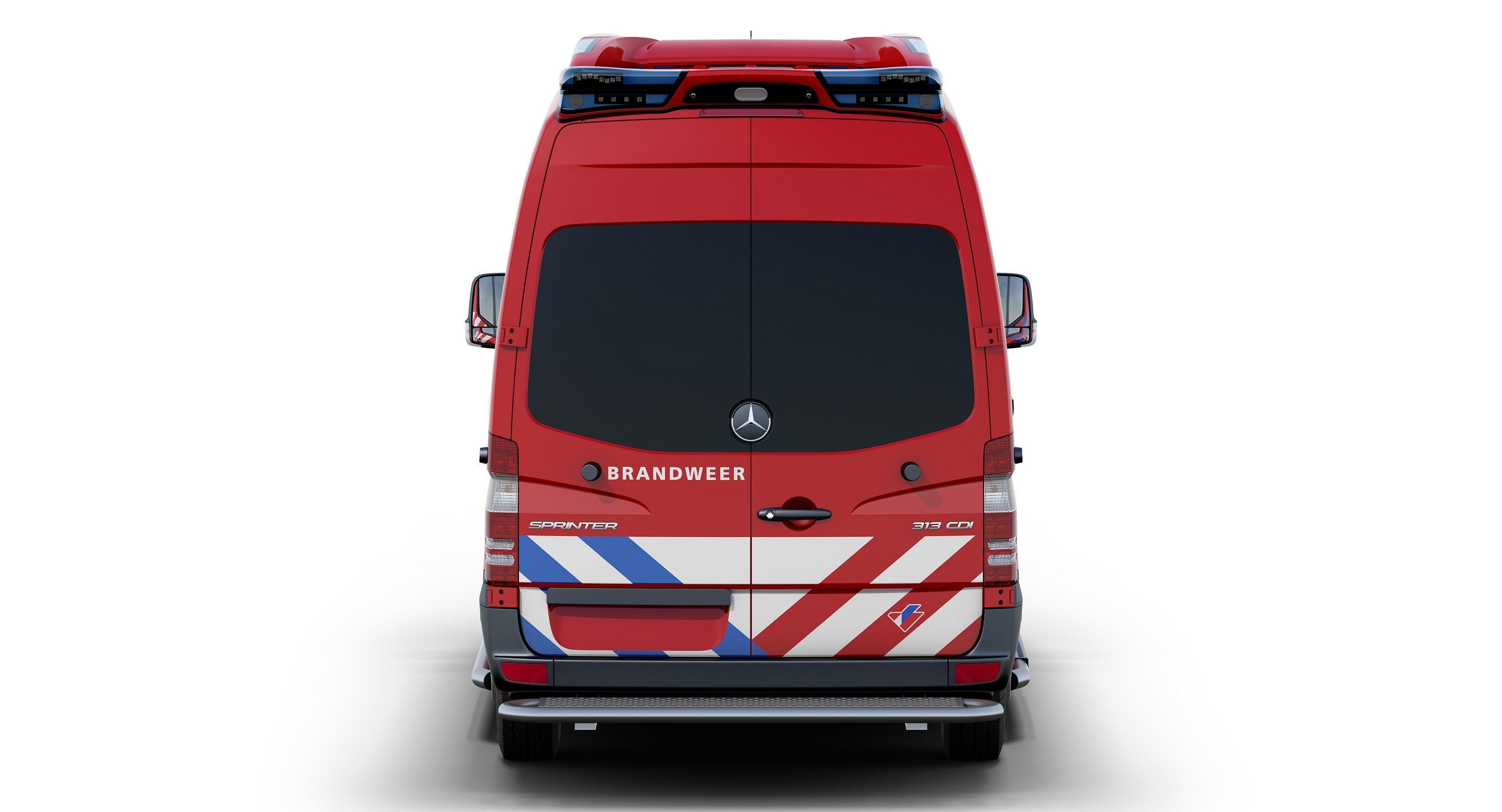 Mercedes-Benz Sprinter Dutch Fire-Brigade 3D model | CGTrader