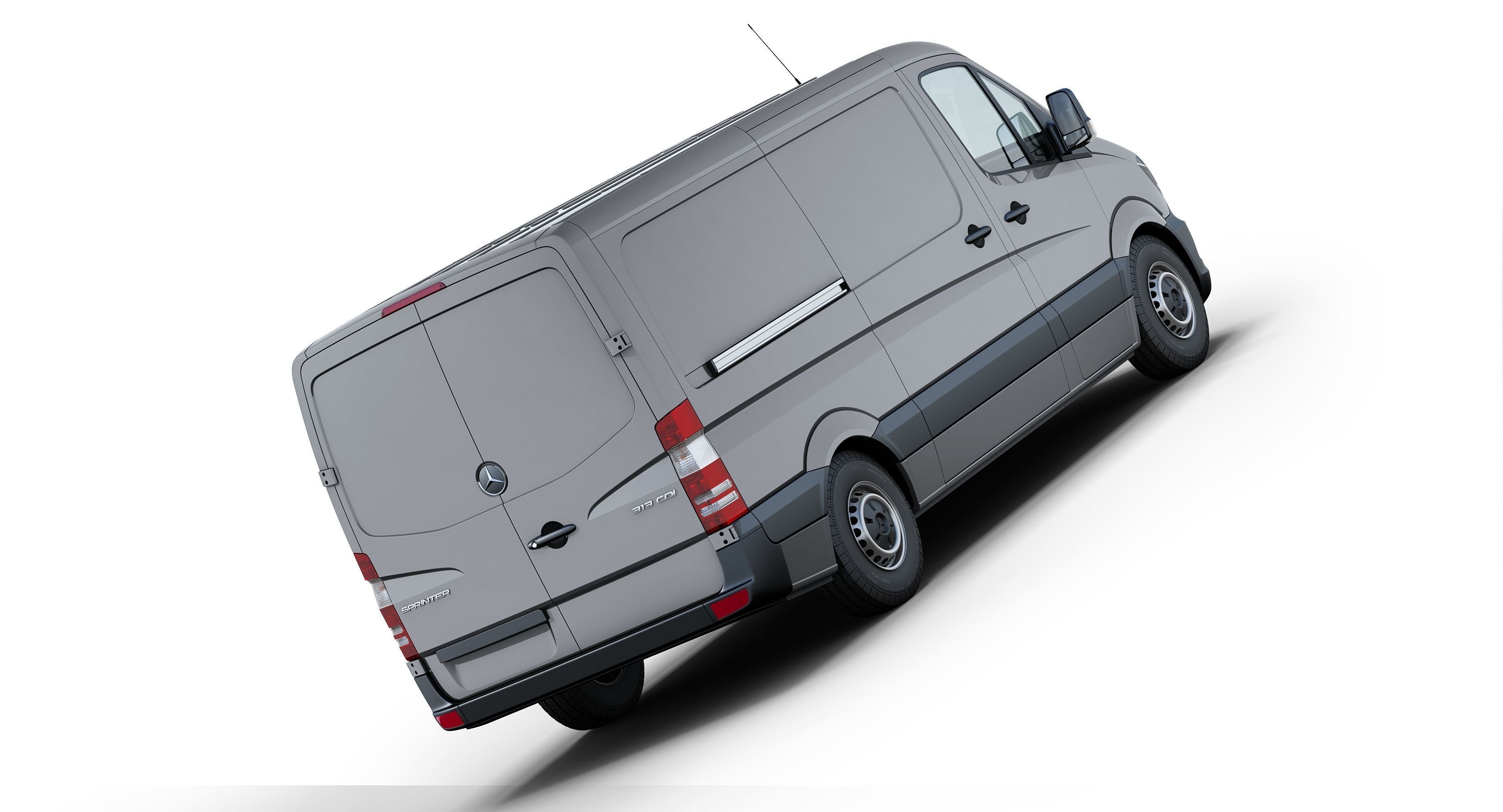 Mercedes-Benz Sprinter Standard Roof 3D model | CGTrader