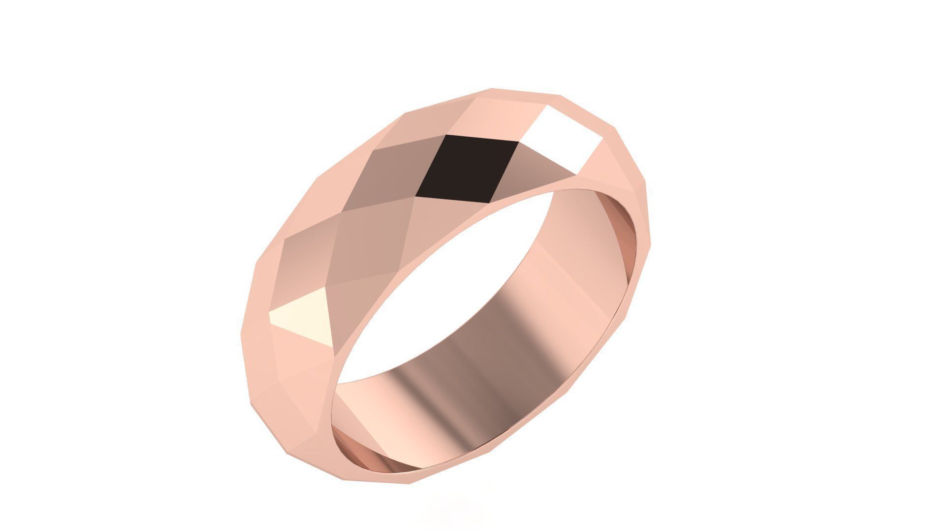 Geometric Wedding Ring 17 5 mm free 3D model 3D printable | CGTrader