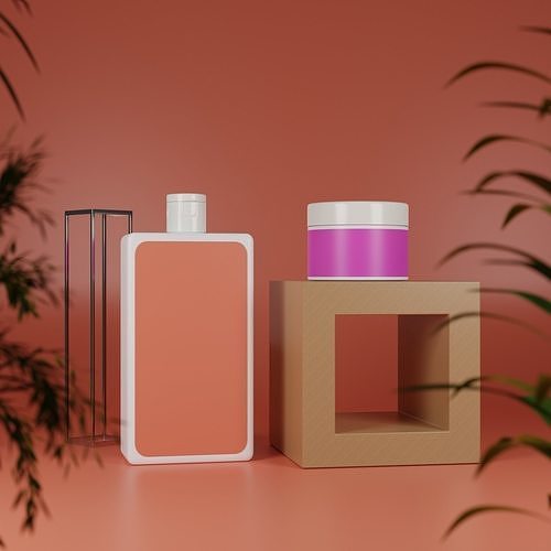 A realistic photography cosmetic product 3D model free VR / AR / low ...