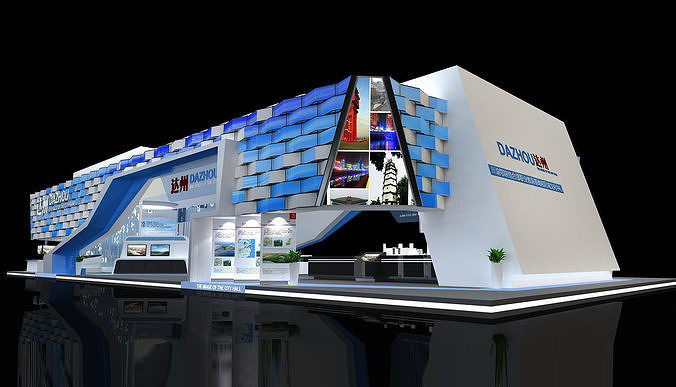 Exhibition - Area - 36X15-3DMAX2009-08 3D model | CGTrader