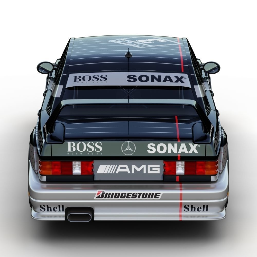 Mercedes-Benz 190E DTM Race Car 3D model | CGTrader