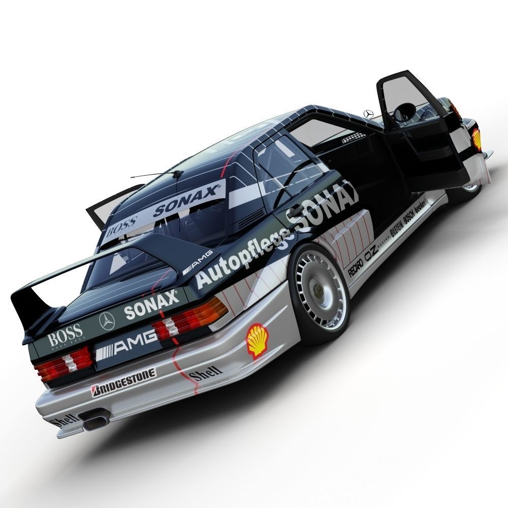 Mercedes-Benz 190E DTM Race Car 3D model | CGTrader